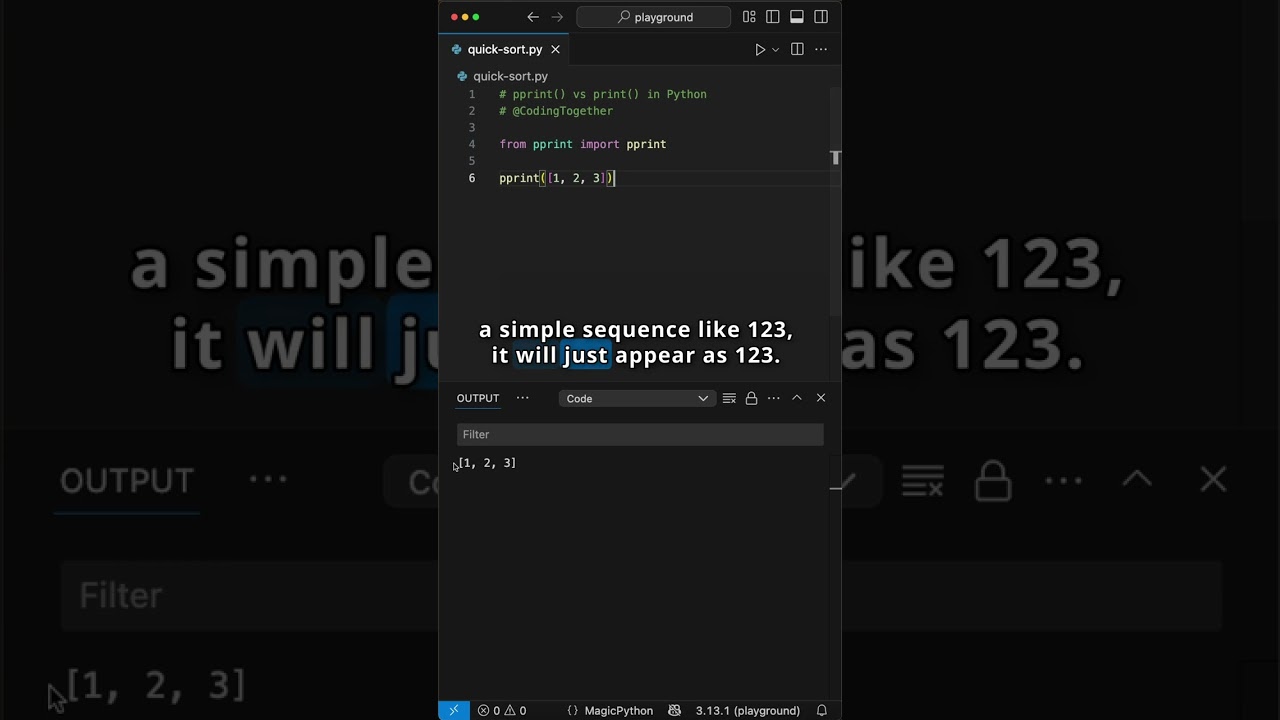 pprint() better than print() in Python?!?