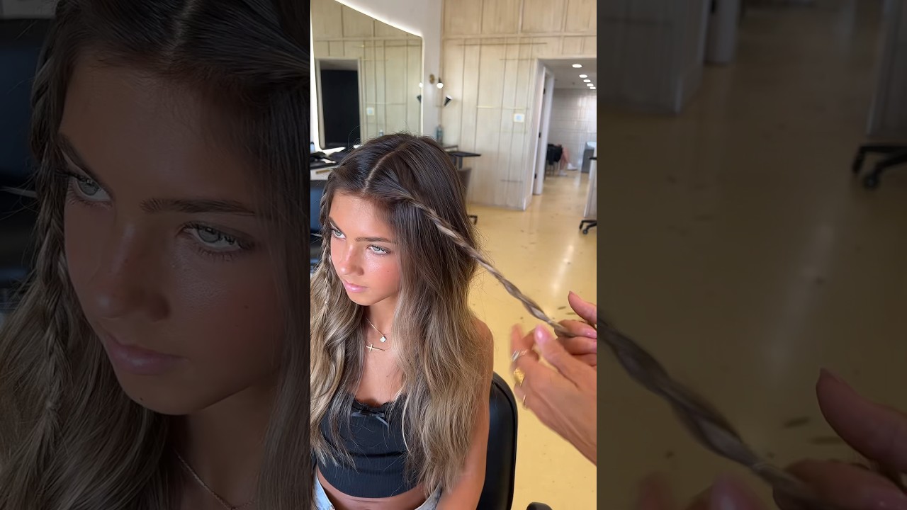 Viral half up  braid hair hack #shorts #hairstyle #halfupstyle #halfuphalfdownhairstyle