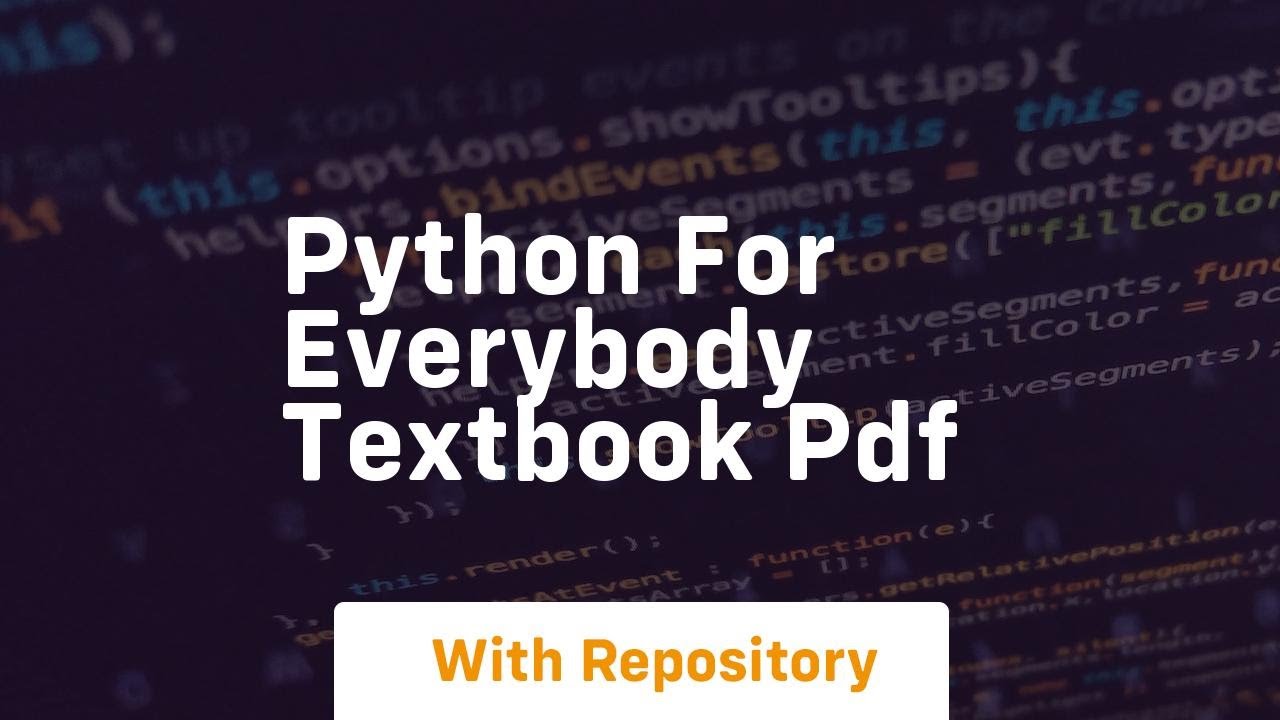 python for everybody textbook pdf