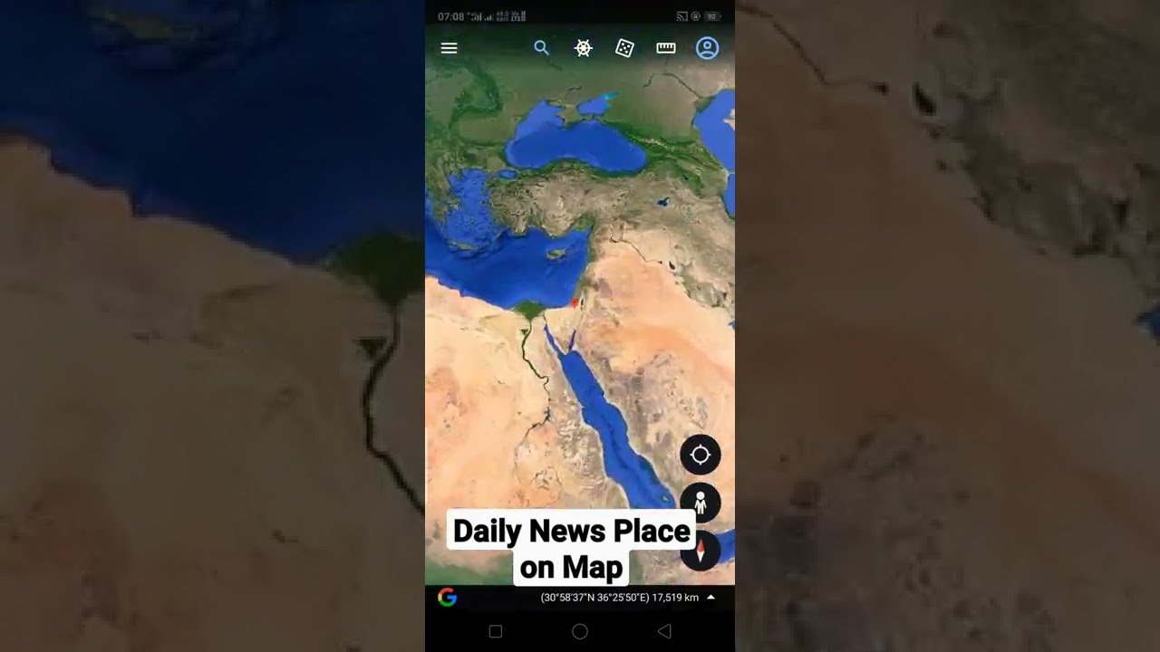 Israel on map | Location of Israel