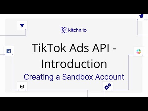 TikTok Ads API Tutorial: Creating a Sandbox Account
