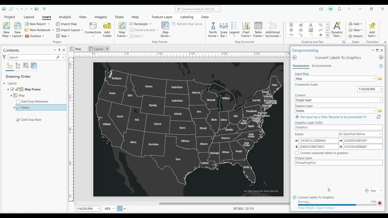 Converting Labels to Annotations or Graphics in ArcGIS Pro