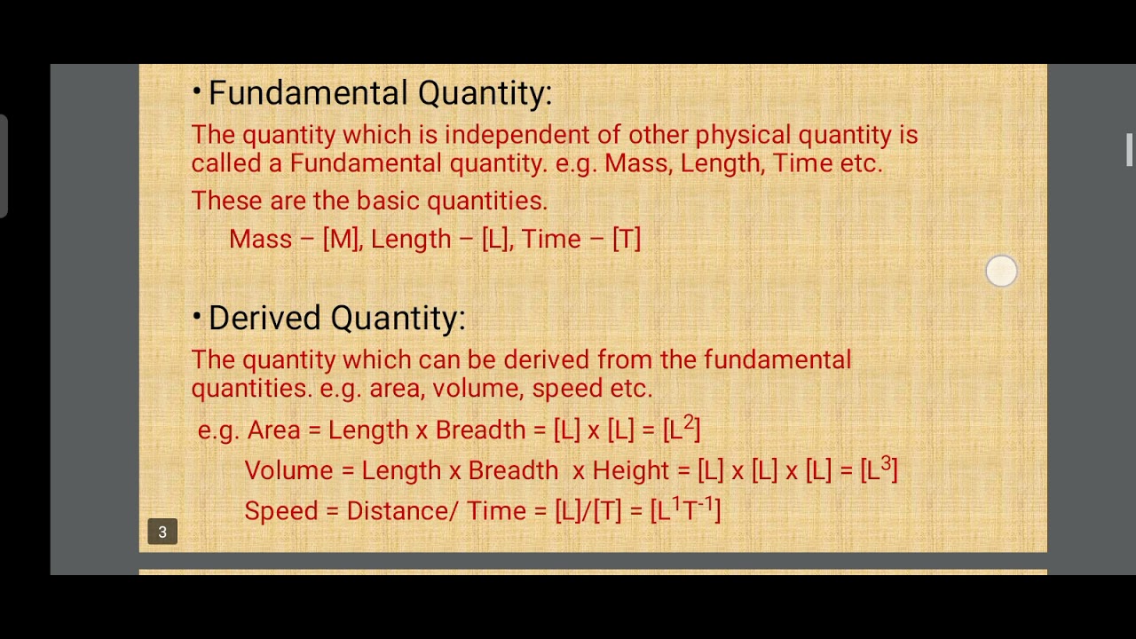 Chapter - Units & Dimensions ppt 3