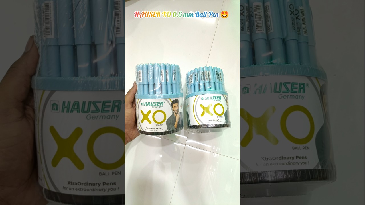 HAUSER XO 0.6 mm Smooth Writing Ball Pen 🤩 #pen #viral #shorts