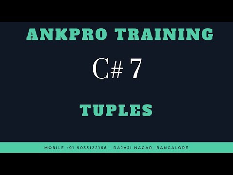 Learn C 7 Chapter 8 Tuples feature in c 7 - Mind Luster