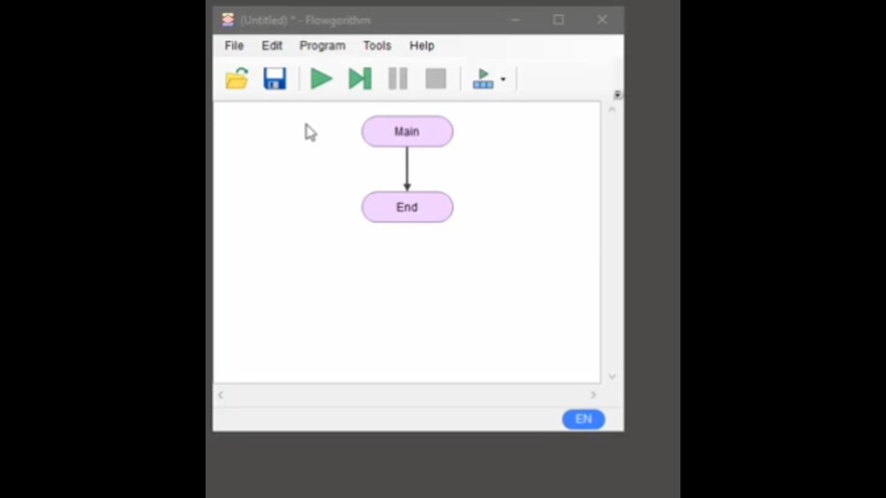 Tecq Mate | Flowgorithm | Flow chart for output only