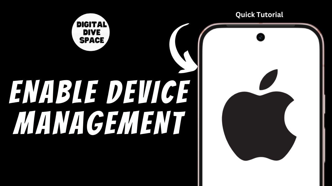 How to activate device management on iPhone ?