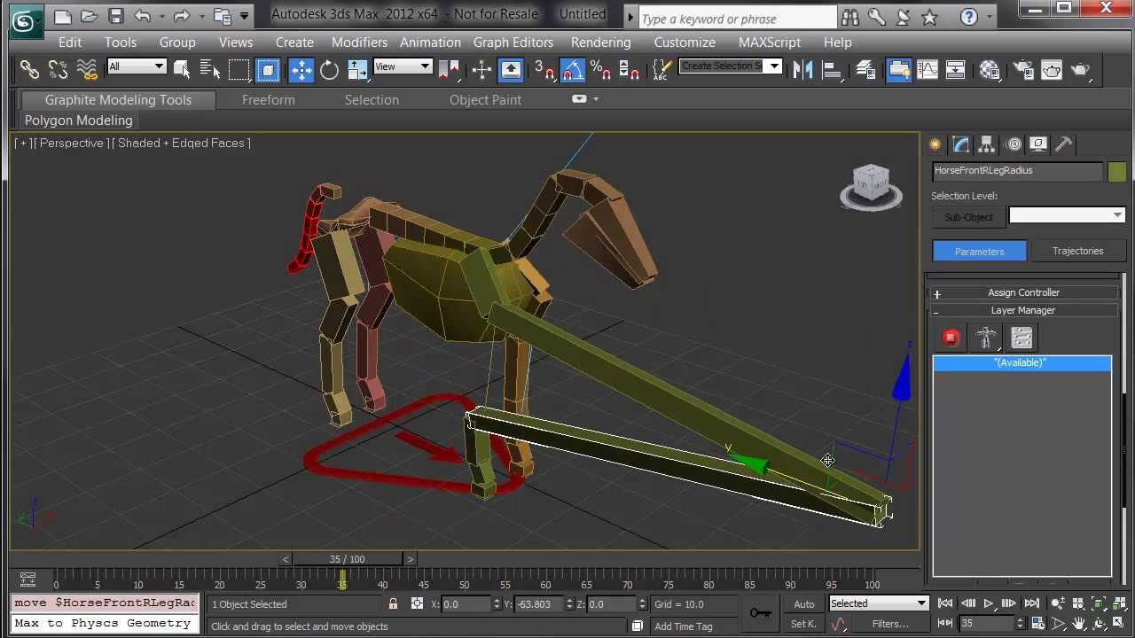 30 Second Animation: Basic CAT Workflow (Rigging)