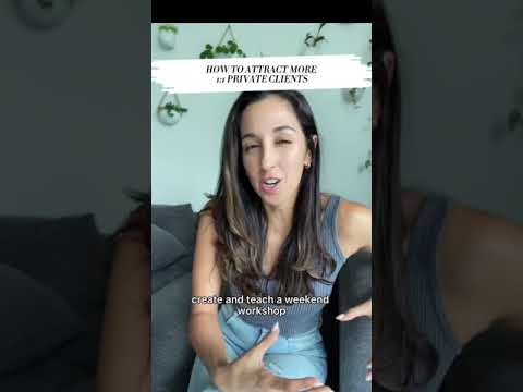 How To Find New 1:1 Private Yoga Clients - PART 1