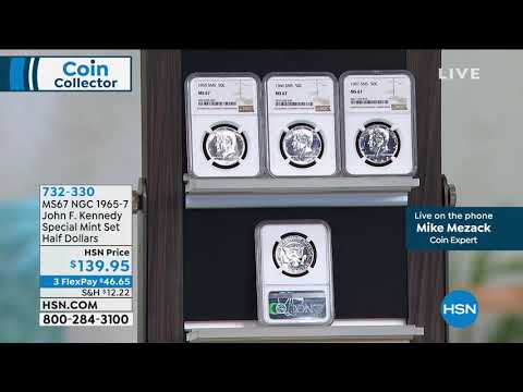 19657 MS67 NGC John F. Kennedy Special Mint Set Half Dol...