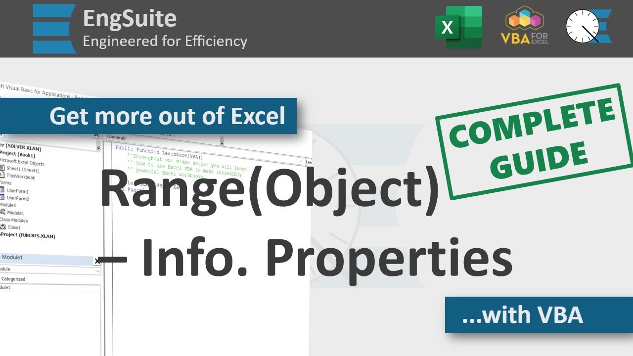 Complete Guide to Range Information Properties - Excel VBA
