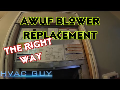 Goodman AWUF Blower Motor Replacement