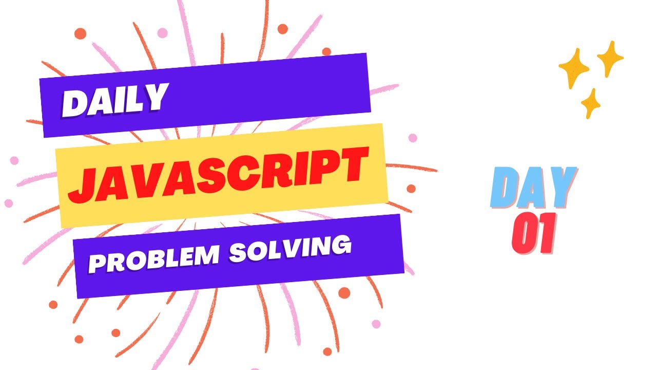 Daily JavaScript Problem Solving - Day 01 || Matchstick Houses