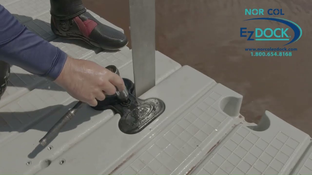 Nor Col EZ Dock:  Coupler Set Installation