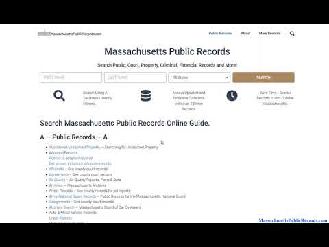 Massachusetts Vital Records (Birth, Death, Marriage, Divorce, Genealogy Online Search).