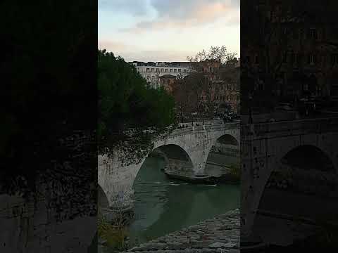 Famous Tiber river of Rome #viral #shorts