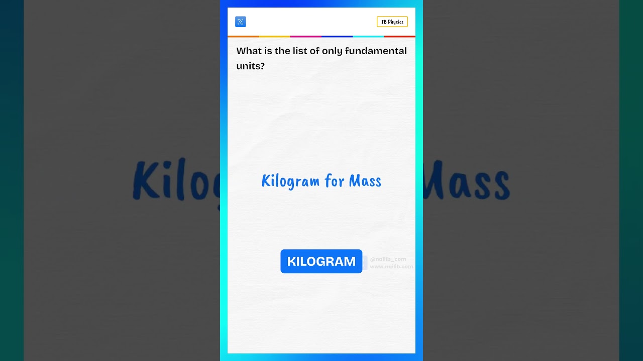 IB Physics Made Simple: Master SI Units in Seconds!