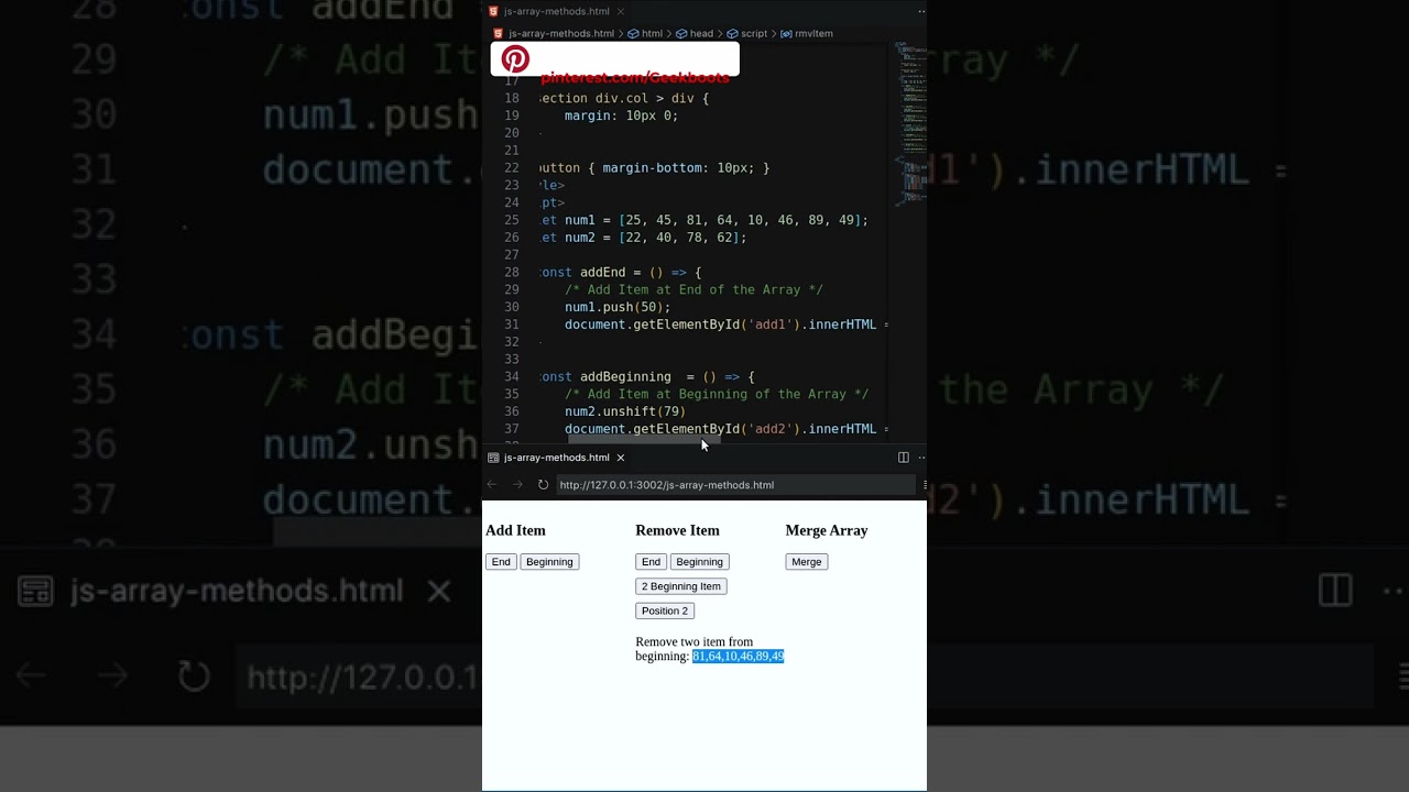Mastering JavaScript Array Methods for Effective Data Manipulation | Geekboots