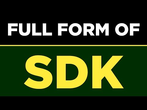 Full form of SDK | SDK ka full form kya hai | SDK full form | Free Learn University