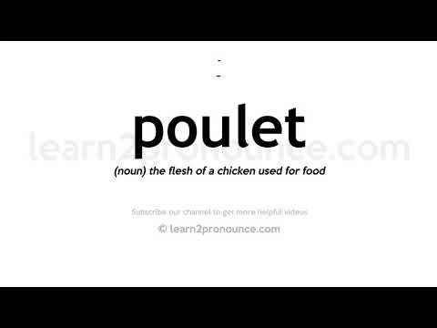 How to pronounce Poulet | English pronunciation