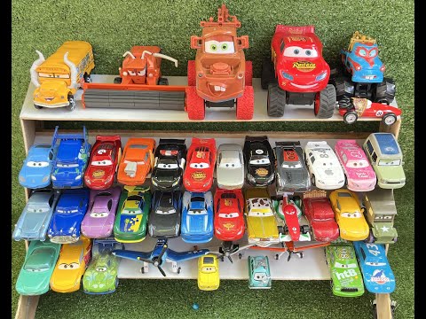 Lot of Disney Pixar Cars Unboxing Review | Lightning Mcqueen RC Cars | Arrange Cars ASMR