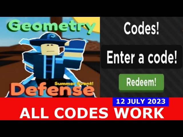 Roblox Geometry Defense Codes (September 2023): Free G-Coins
