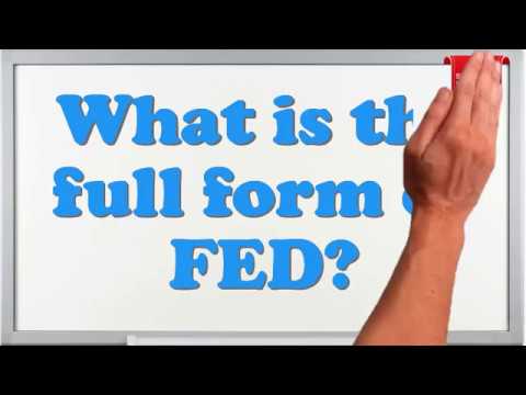 What is the full form of FED?