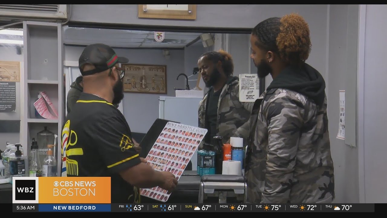 Tony's Barber Shop in Brockton means football on Sundays