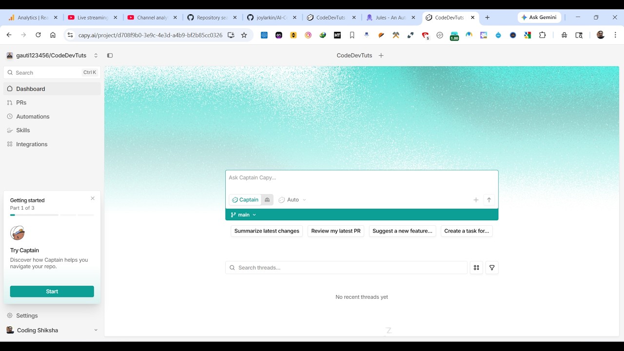 This Capy AI Coding Builder & Agent is INSANE to Build,Debug Apps in Realtime From Prompt For FREE