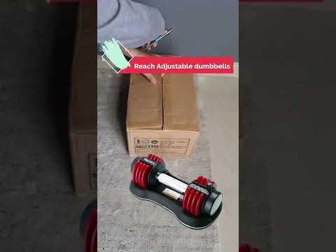 Reach Adjustable dumbbells review ( 2.2 kg to 21 kg ) #shorts | Best adjustable dumbbells