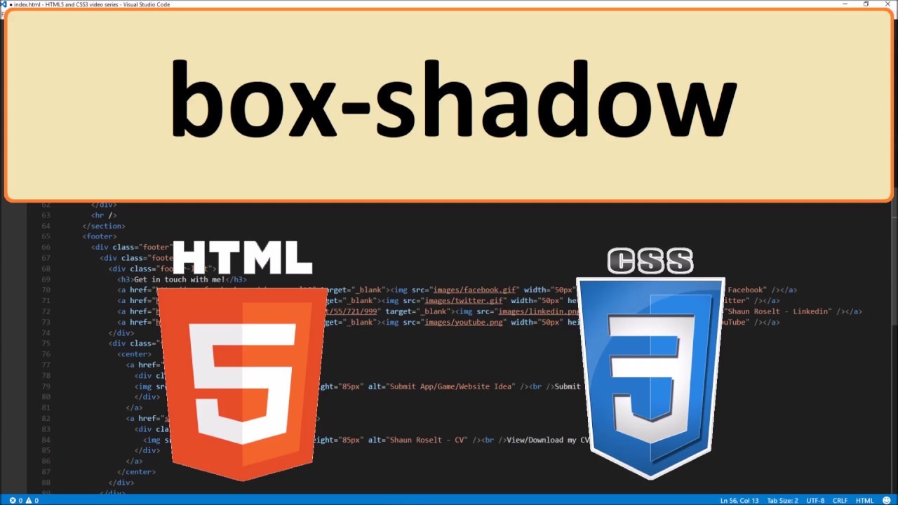 HTML5 and CSS3: 24 - Box-Shadow