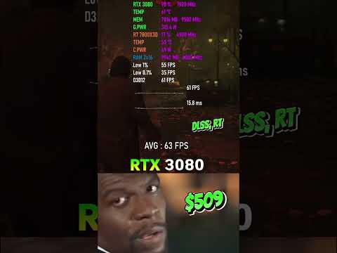 RTX 3080 VS RX 7900 GRE | Tested in 1440p #vgacomparison #testinggames #rtx3080 #rx7900gre