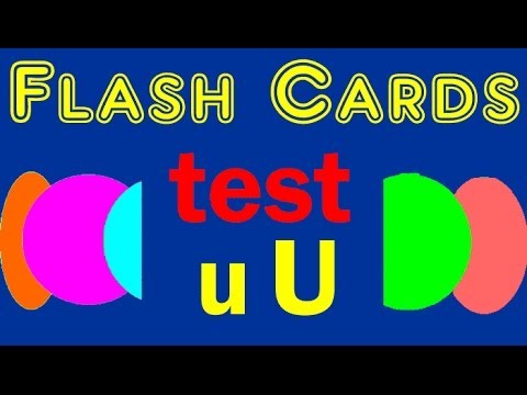 Flash Cards TEST - words starting with the letter U
