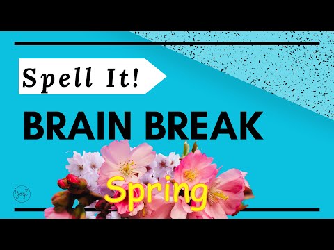 Spring Spelling Brain Break