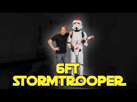 Me and my 6 ft Home Depot Storm Trooper! Build and thoughts!