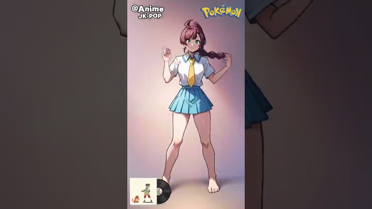 All Pokemon Girls Vol.1 (Poke Dance) [ ポケモン ]고우의 여친 하루짱❤ (Chloe コハル) [Poke Dance] #anime #pokedance