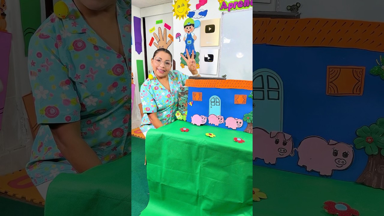 3 chanchitos desobedientes #educacióninfantil #cancióninfantil #niños #aprendercantando