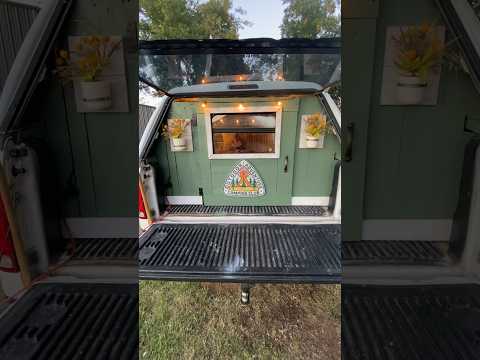 We Converted a Truck Topper into Cozy Mini Camper #camping #outdoors