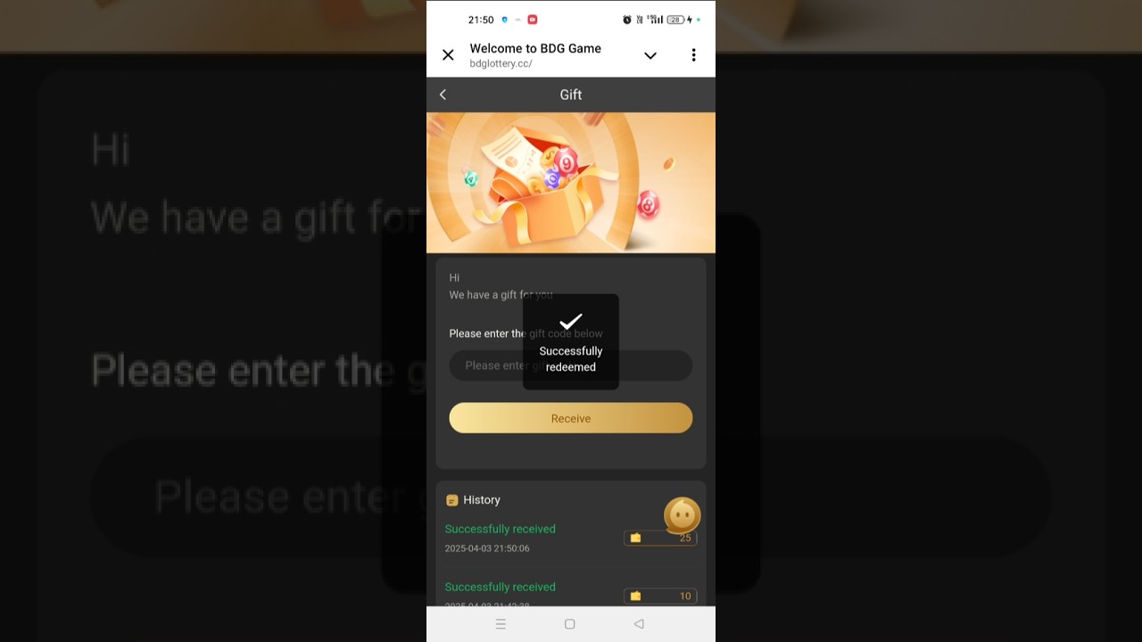 Bigdaddy game gift code telegram channel #giftcode #bigdaddy #colourtrading