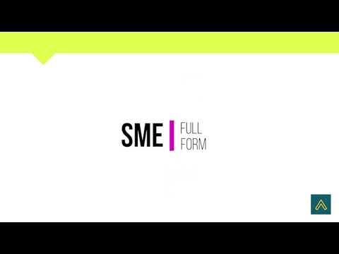 Full Form OF SME
