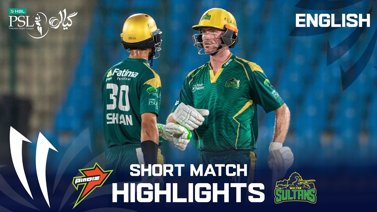 Short Match Highlights | Rawalpindiz Vs Multan Sultans | English | Match 31 | HBL PSL 11 | MZB1K