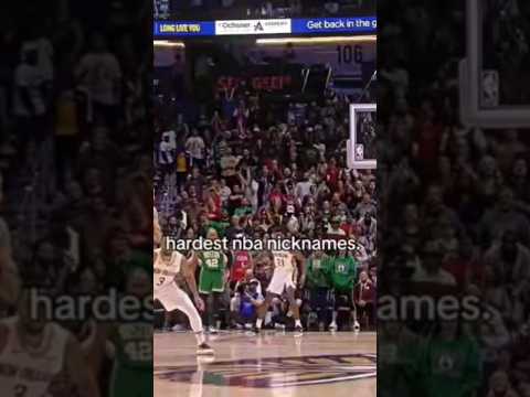 Hardest current nba nicknames#nba#nicknames#lebronjames#gradeydick#stepghcurry#sga