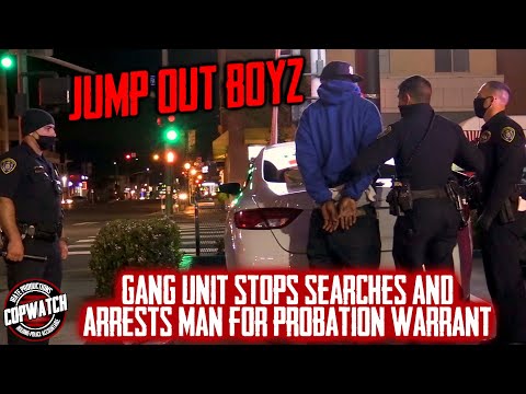 Jump Out Boyz | Gang Unit Stops Searches & Arrest Man for Probation ...