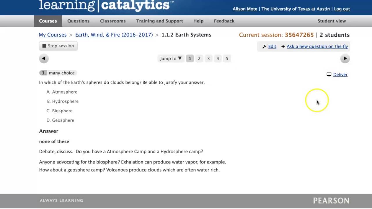 Learning Catalytics 101