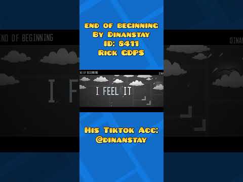 End of Beginning by Dinanstay | Rick GDPS | ID: 8411 | #geometrydash #rgdps #endofbeginning