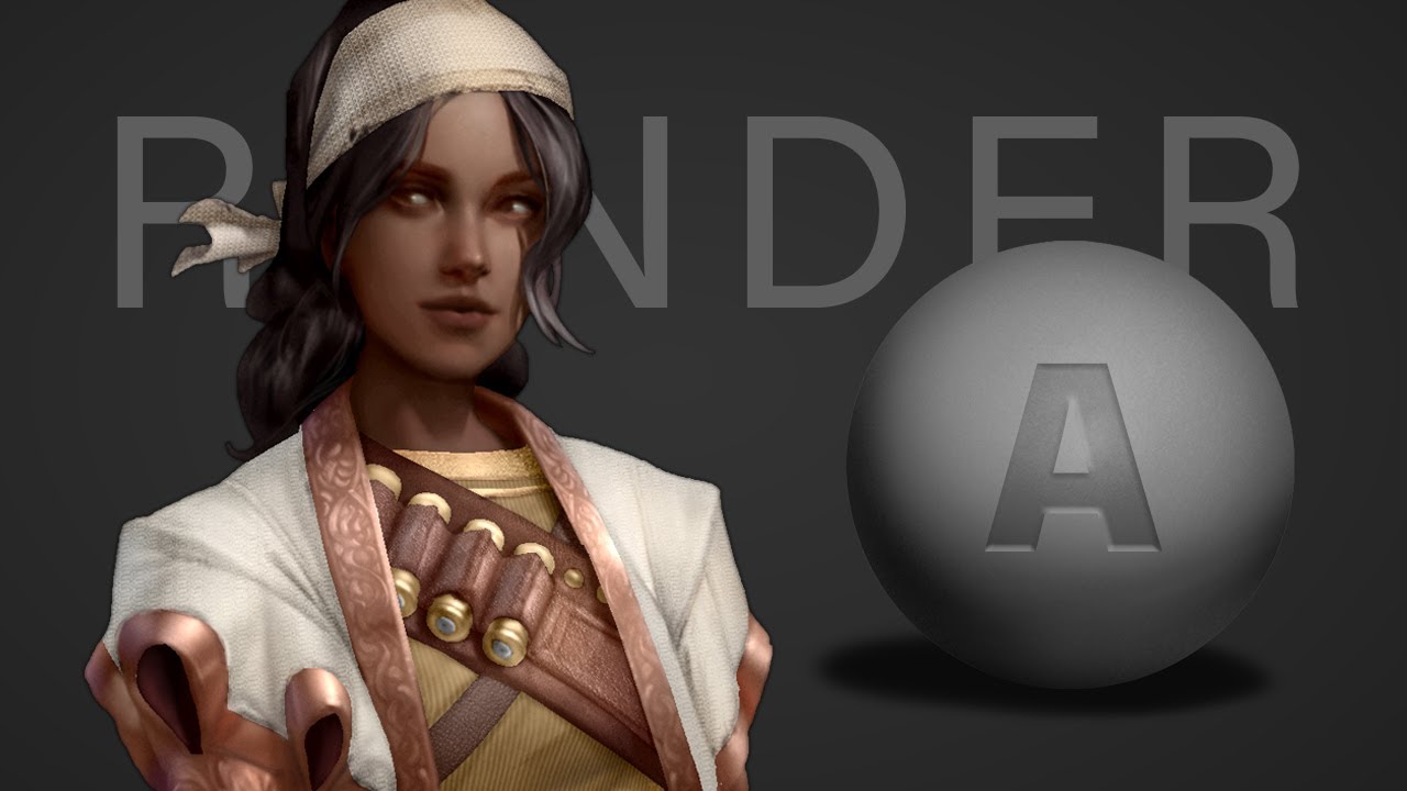 Character Design Part 5 - Rendering A