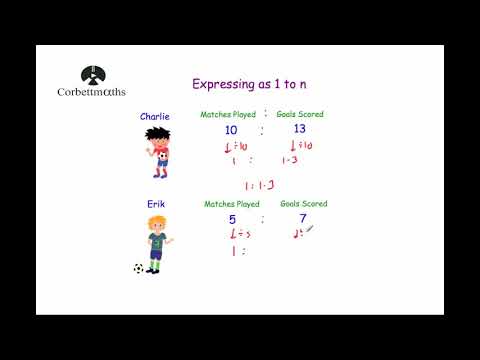 Expressing as 1:n | Corbettmaths