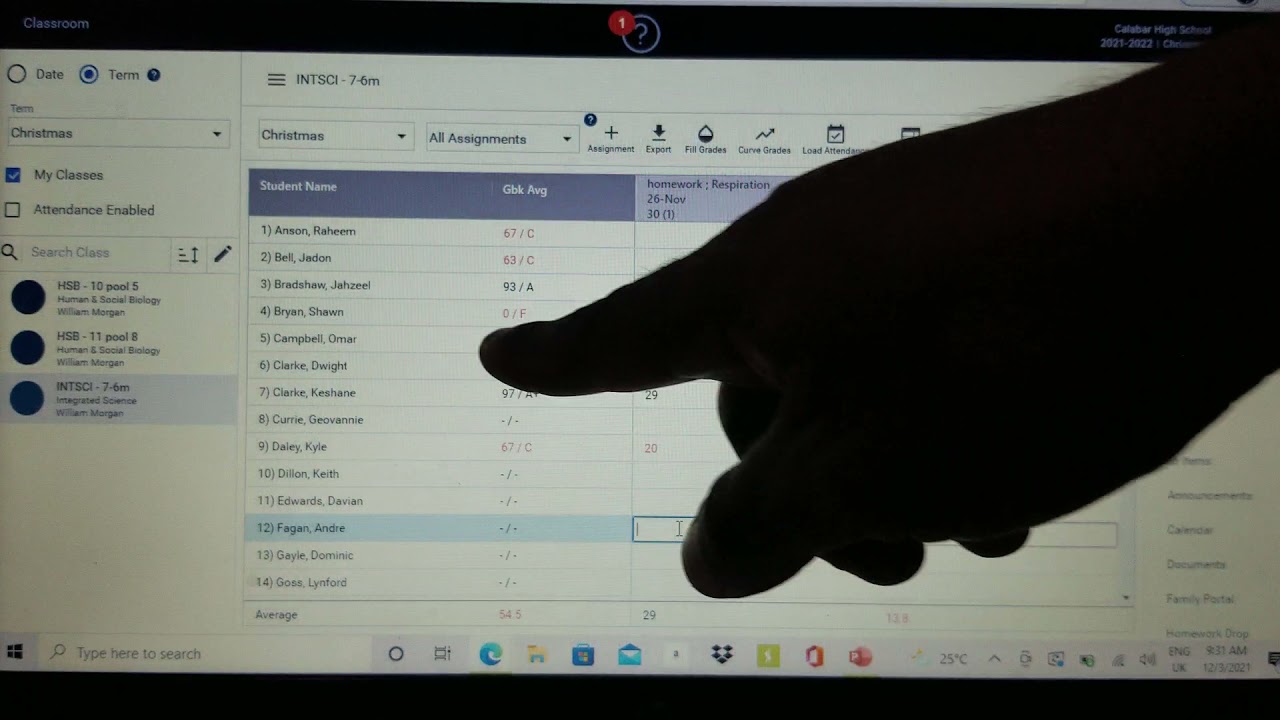 Renweb tutorial Gradebook, Entering grades,  Report card ,comments etc.