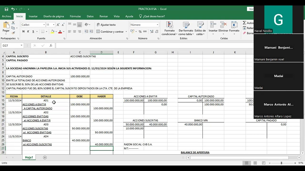 CONTABILIDAD DE SOCIEDADES PARTE I