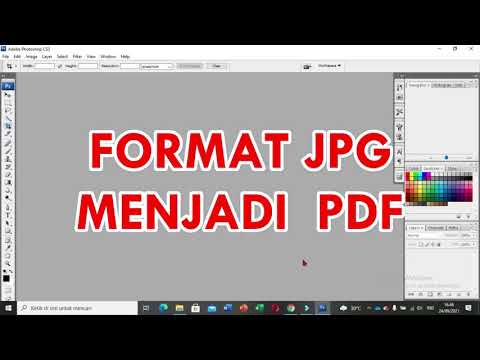 CARA MERUBAH JPG MENJADI PDF DENGAN PHOTOSHOP CS 3